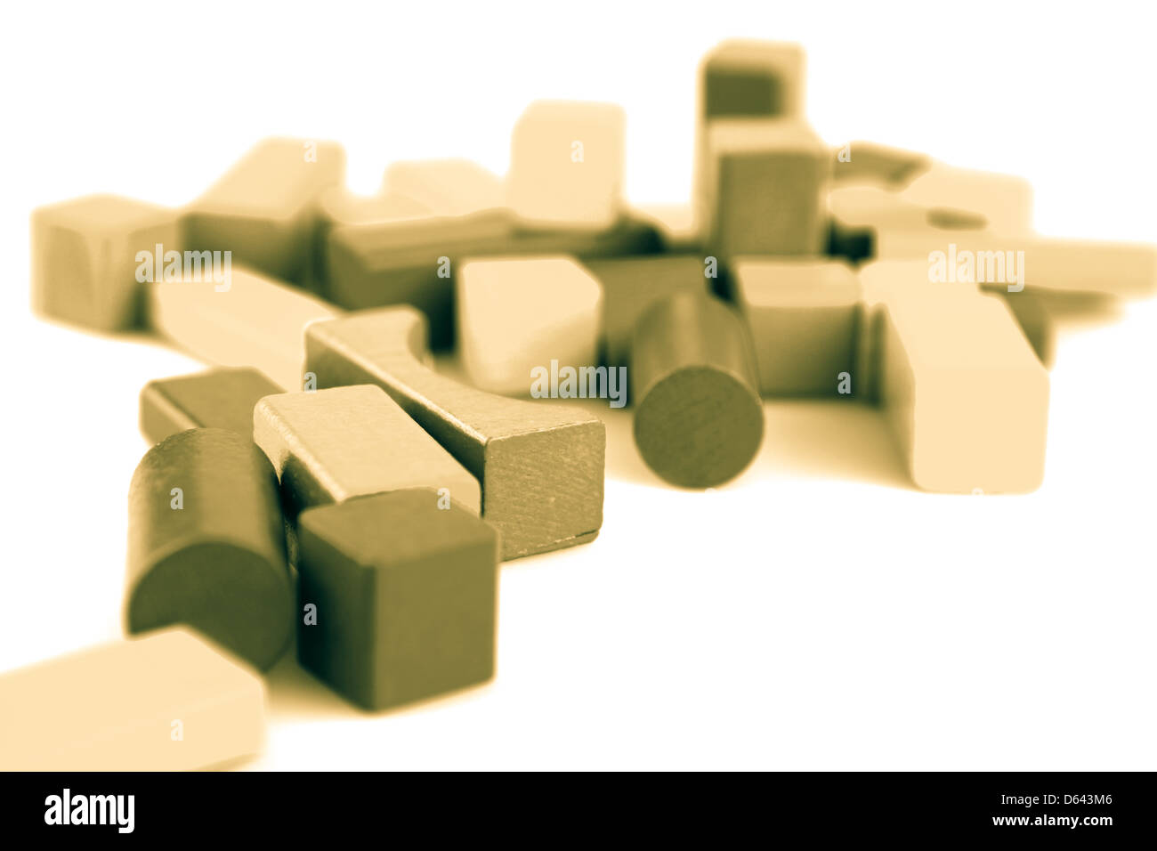 Wooden building blocks Stock Photo - Alamy