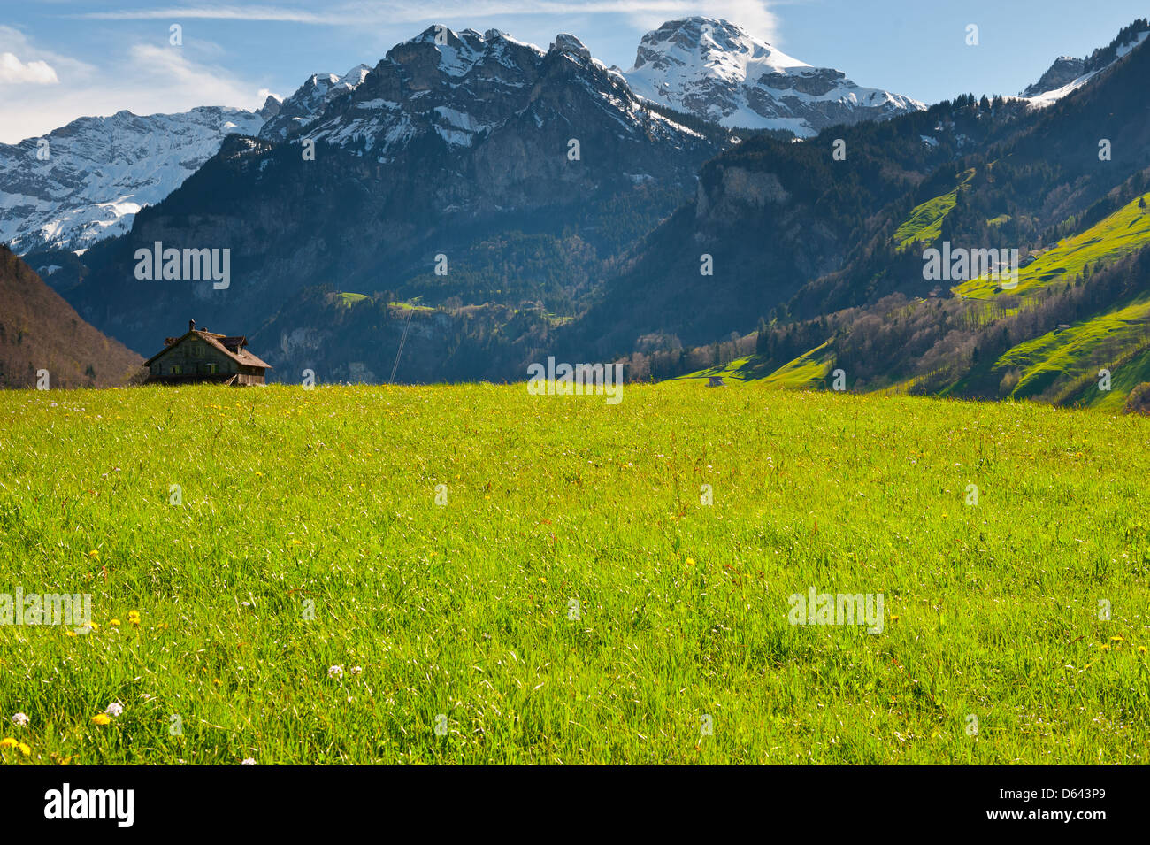 Morning in Alps Stock Photo - Alamy