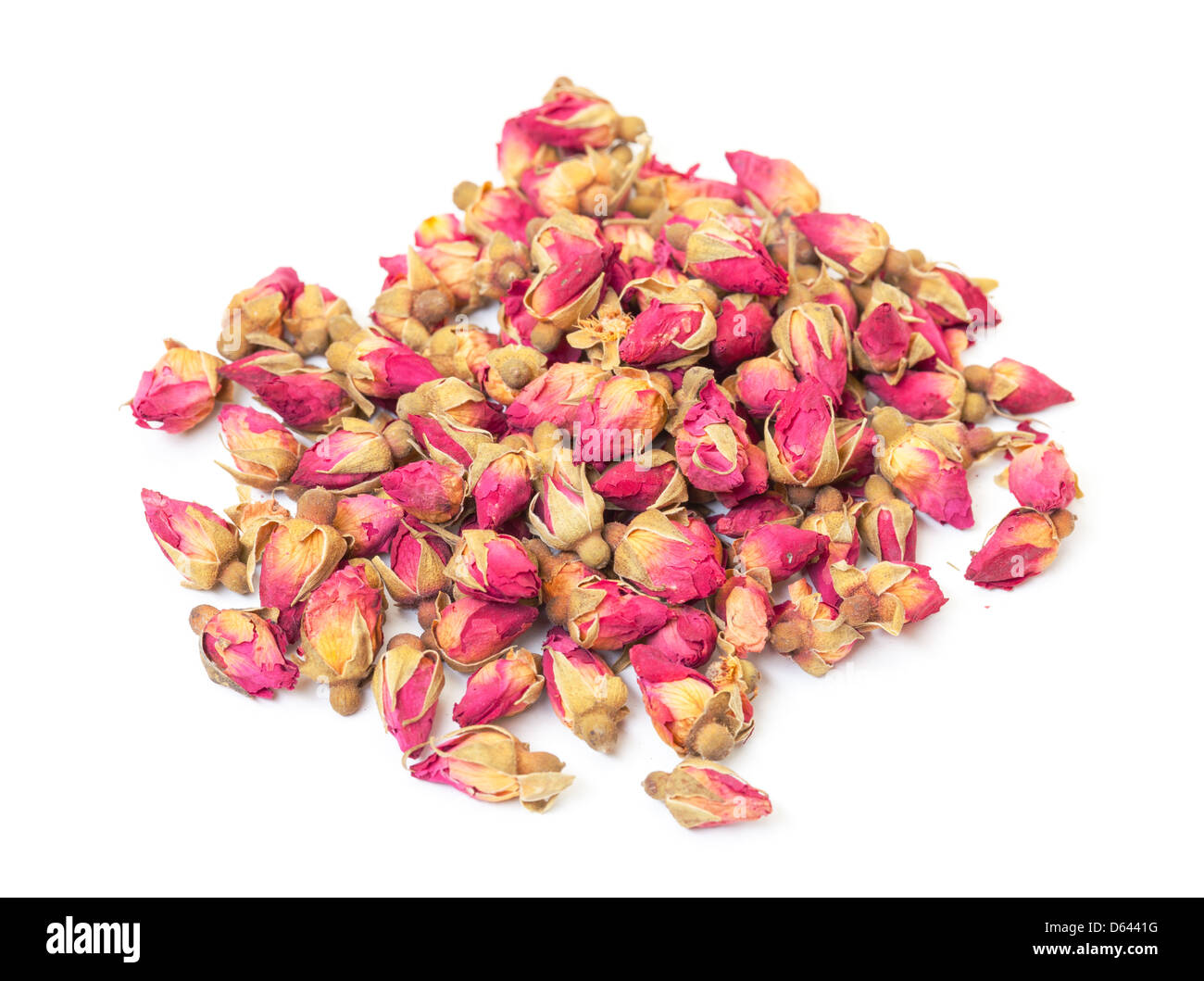 Heap Dried Rosebuds Stock Photo - Alamy
