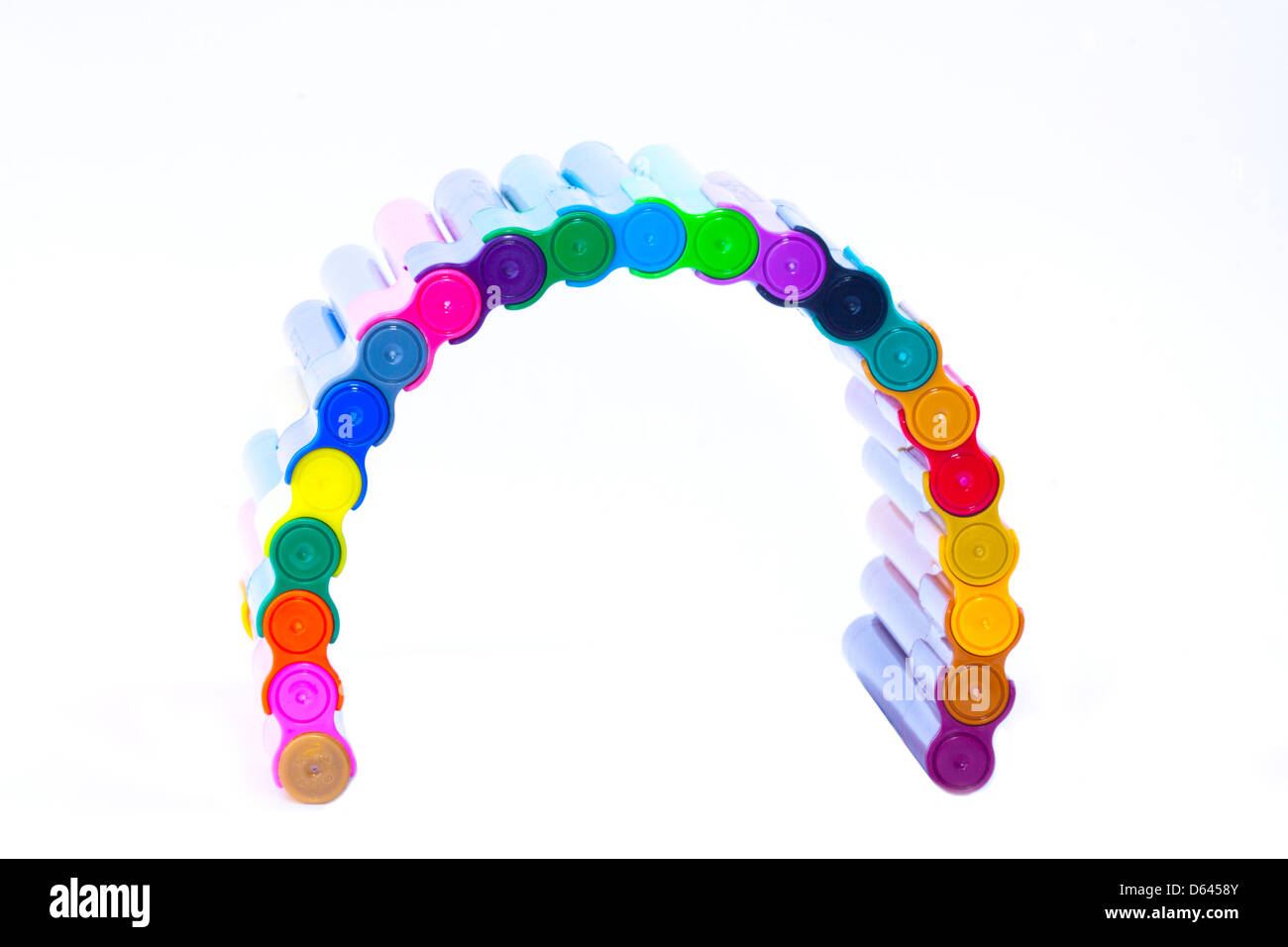 Creative using crayon and isolation background Stock Photo - Alamy