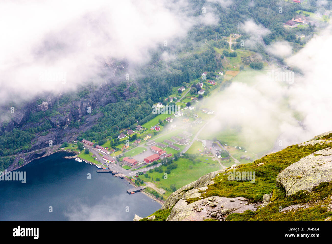 View to lysebotn from kjerag rogaland hi-res stock photography and ...