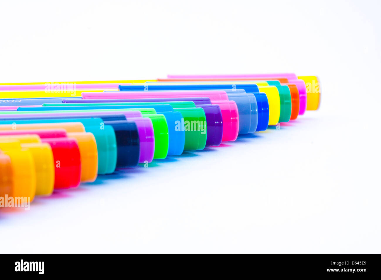 Crayon and isolation background Stock Photo - Alamy