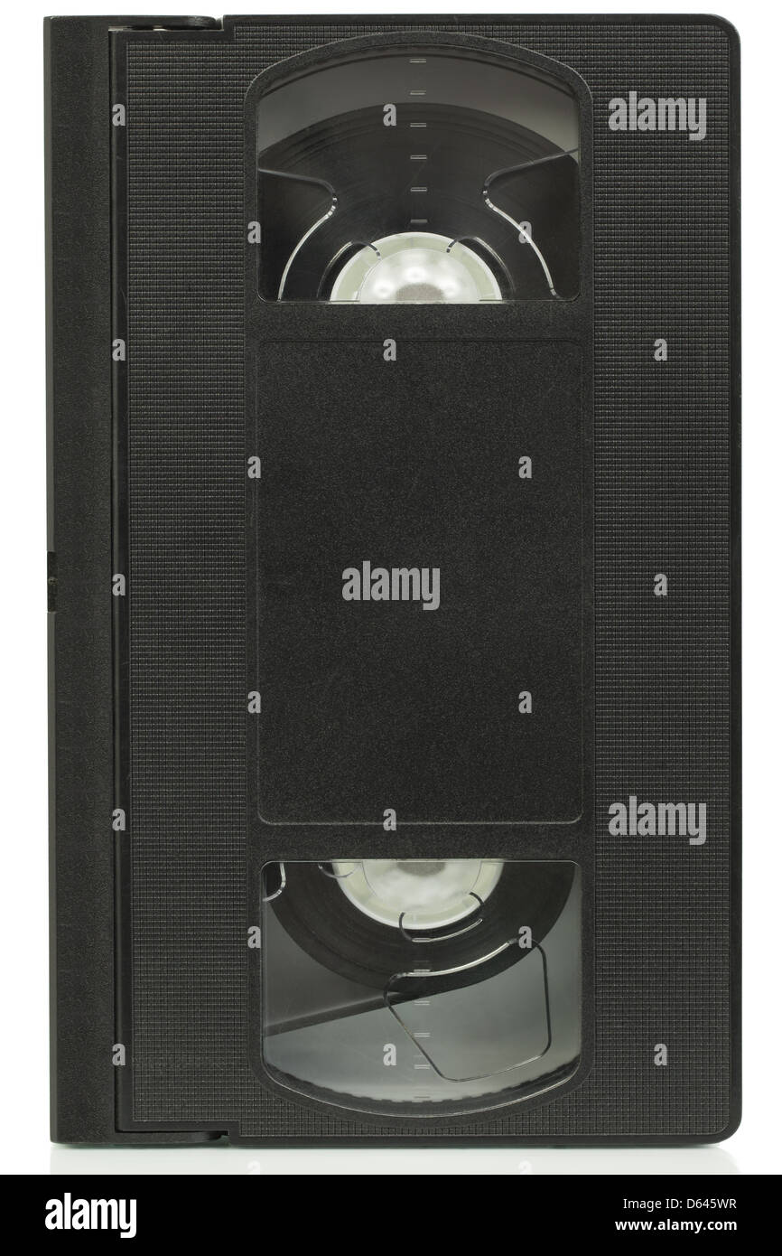 Video cassette on a white background Stock Photo - Alamy