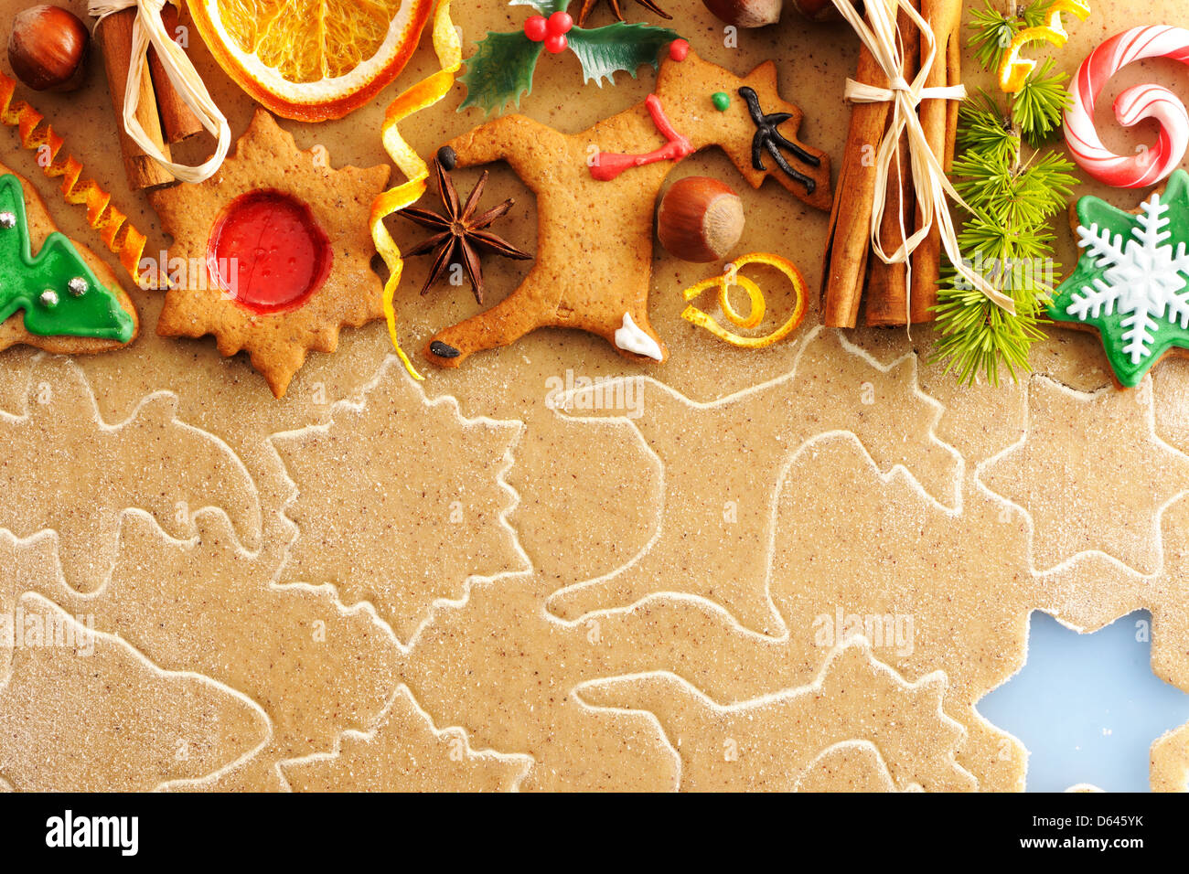 Christmas spices cookies over hi-res stock photography and images - Alamy