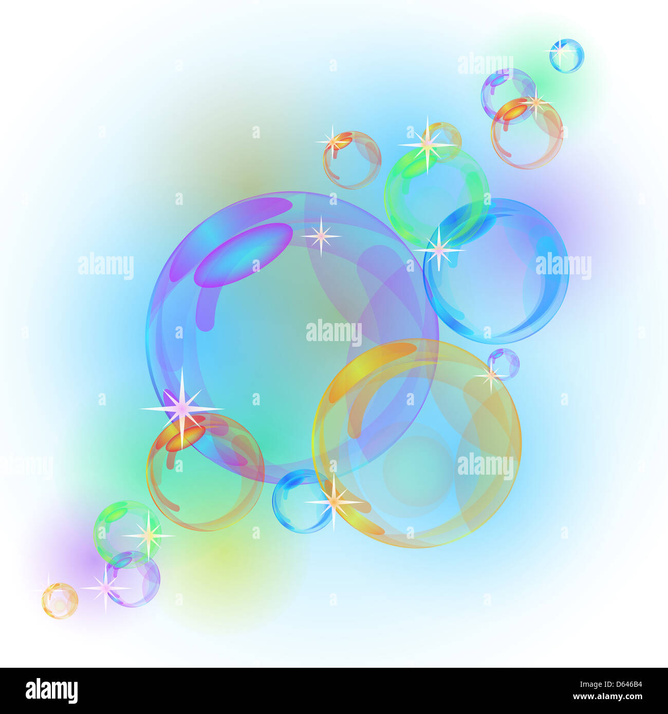 Abstract bubble vector background Stock Photo - Alamy