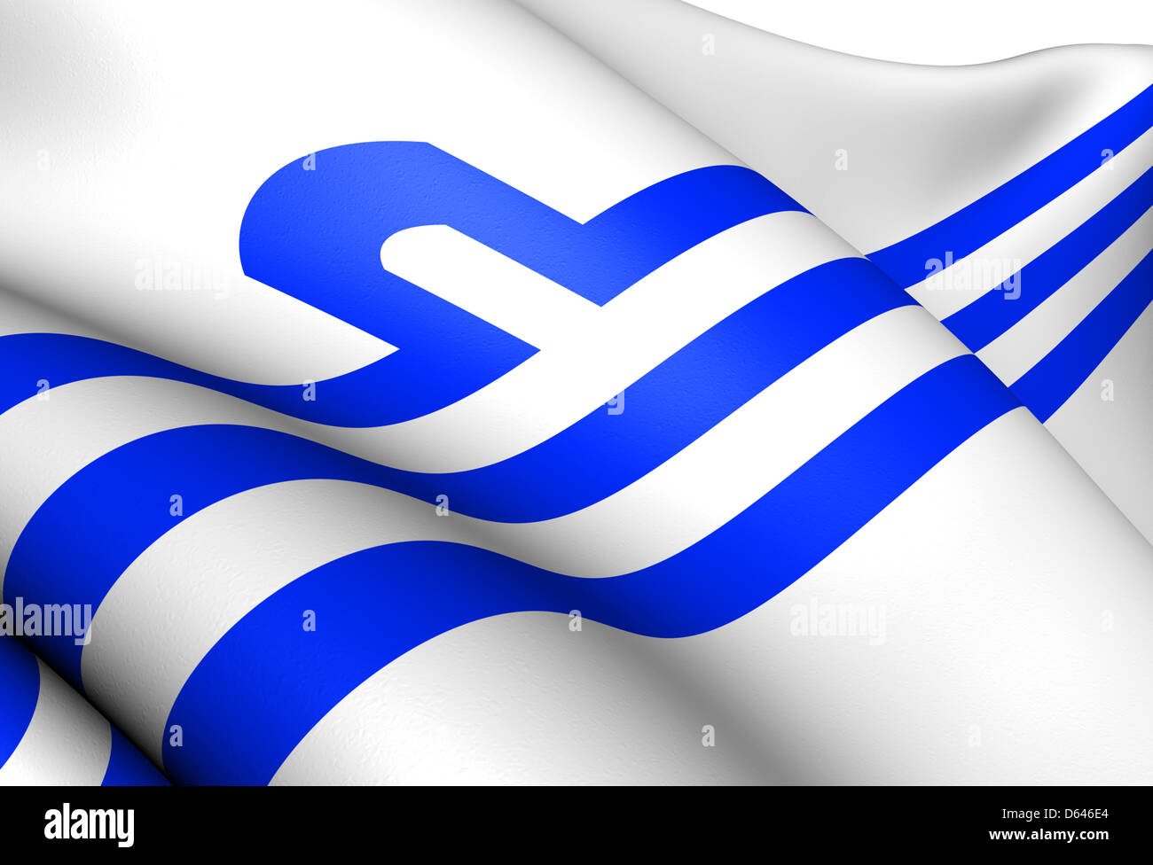 Flag of Podgorica Stock Photo - Alamy