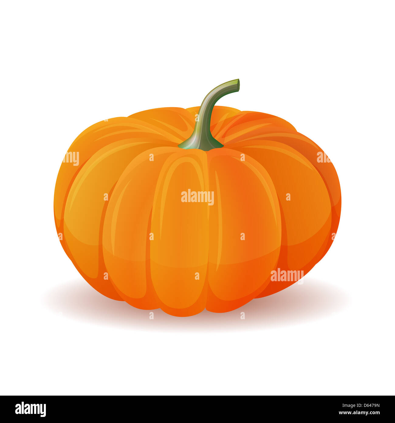 Pumpkin isolated on white Stock Photo - Alamy