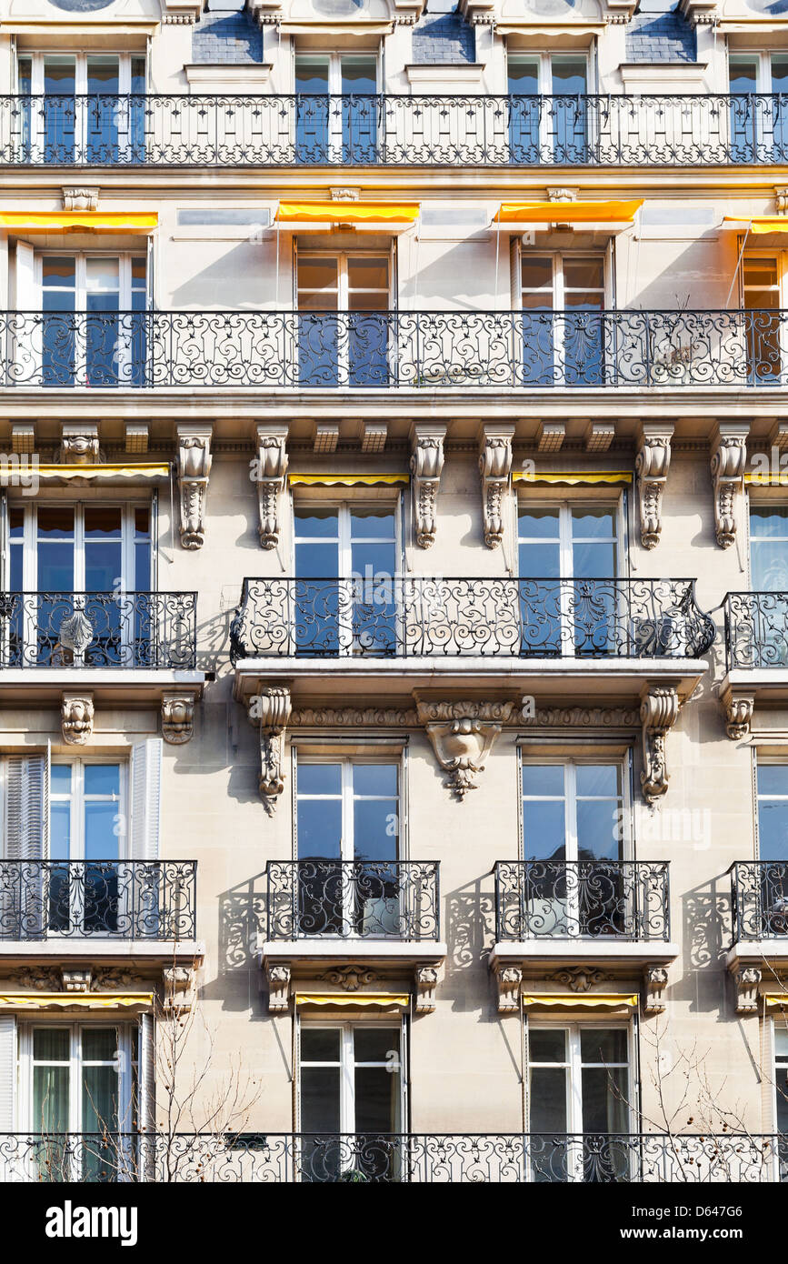 Typical house in paris in hi-res stock photography and images - Alamy