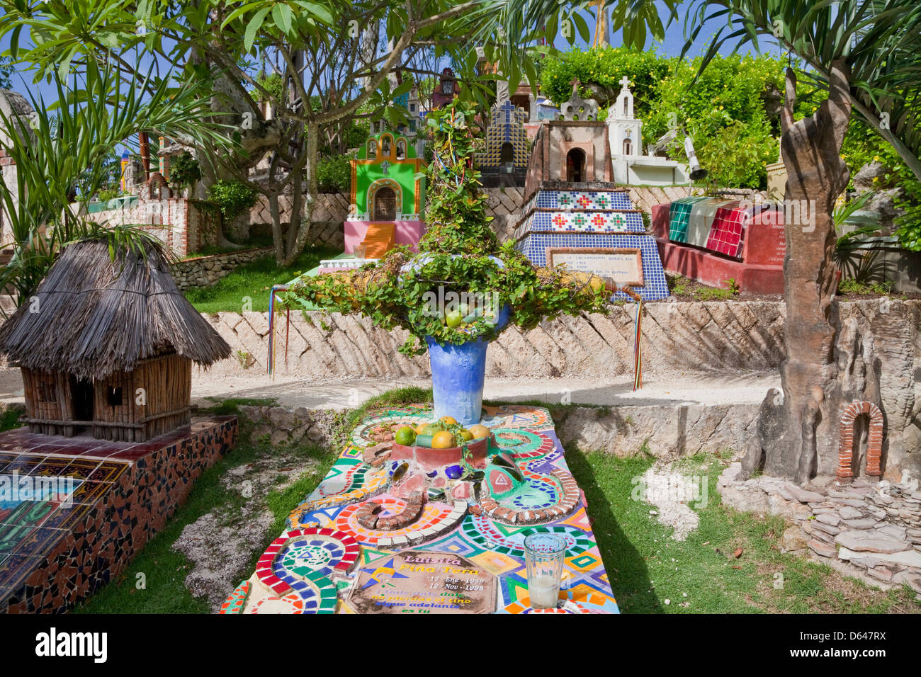 Mexican Cemetery, comprised of replicas of genuine graves from around ...