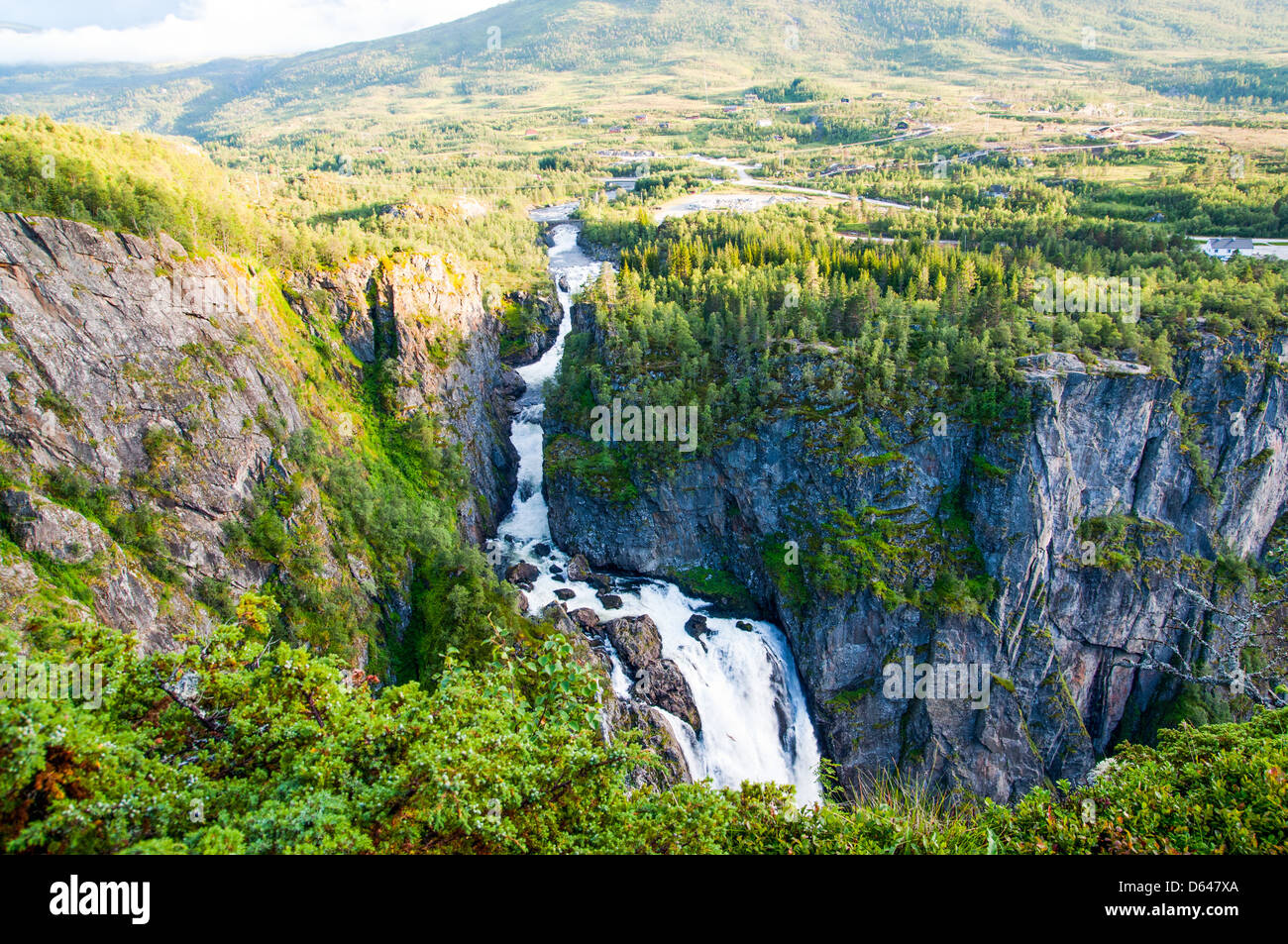 Waterfall at Norway Stock Photo - Alamy