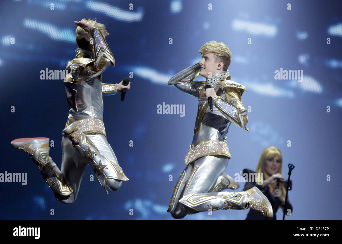 Jedward eurovision 2012 hi-res stock photography and images - Alamy