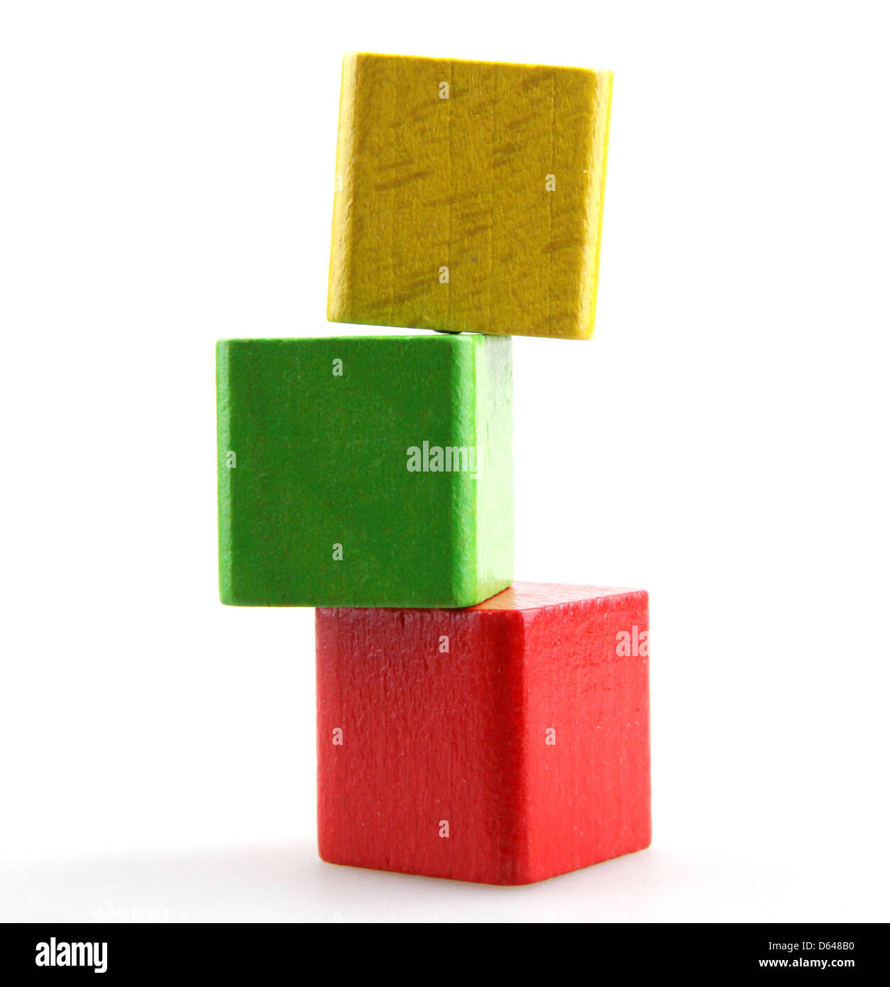 Wooden building blocks Stock Photo - Alamy