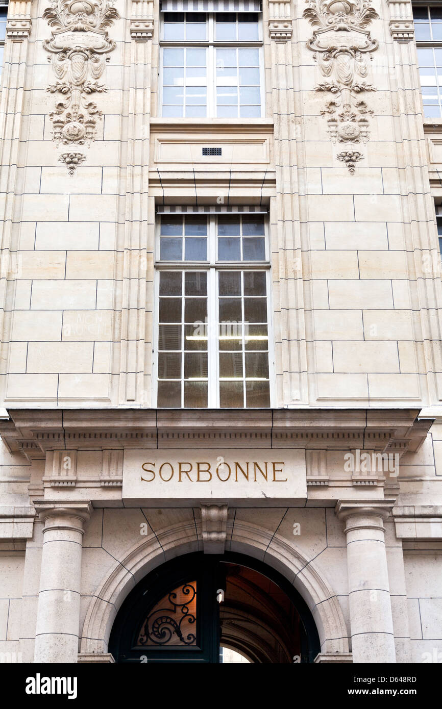 building of sorbonne - university of paris, france Stock Photo - Alamy
