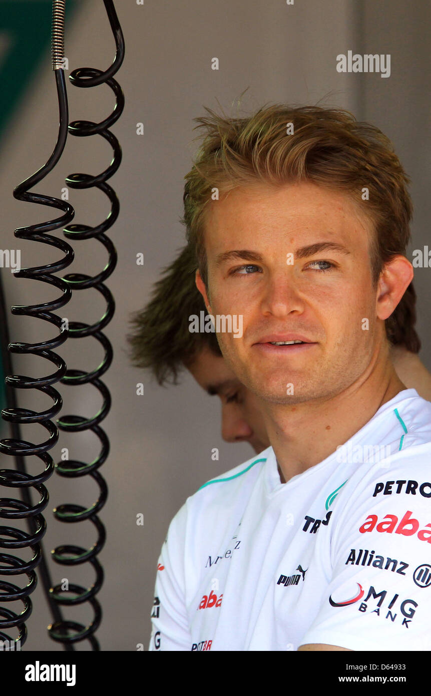 German Formula One driver Nico Rosberg of Mercedes AMG seen in his ...