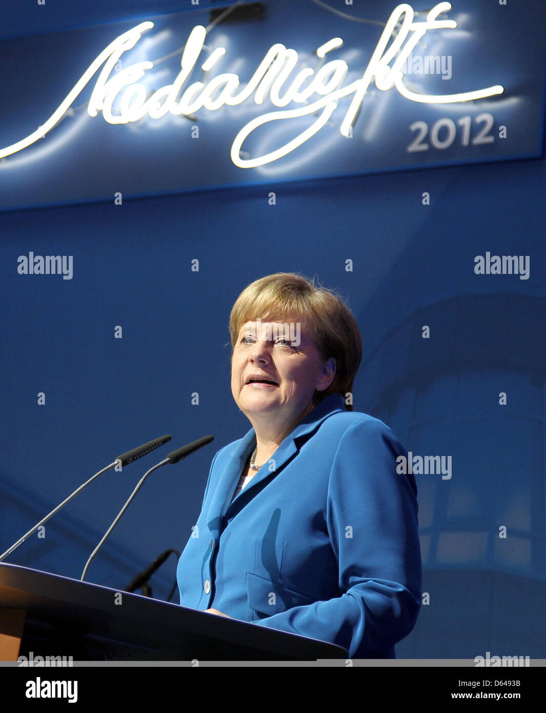 German Chancellor Angela Merkel (CDU) delivers a speech during the CDU ...
