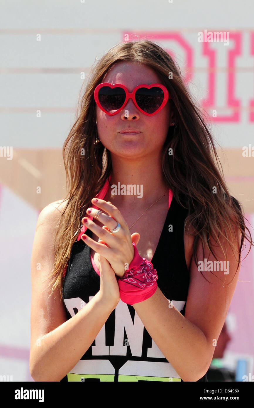 Victoria's Secret Angel Chanel Iman Victoria's Secret Pink Nation Beach ...