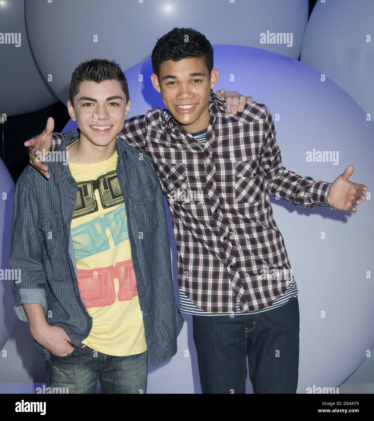 Adam Irigoyen and Roshon Fegan 2011 Disney Kids & Family upfront at ...