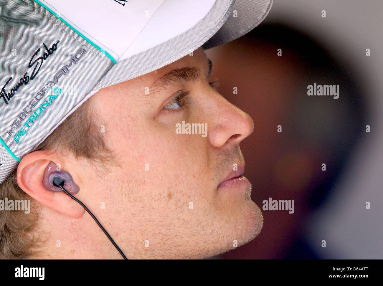 German Formula One driver Nico Rosberg of Mercedes AMG prepares for the ...