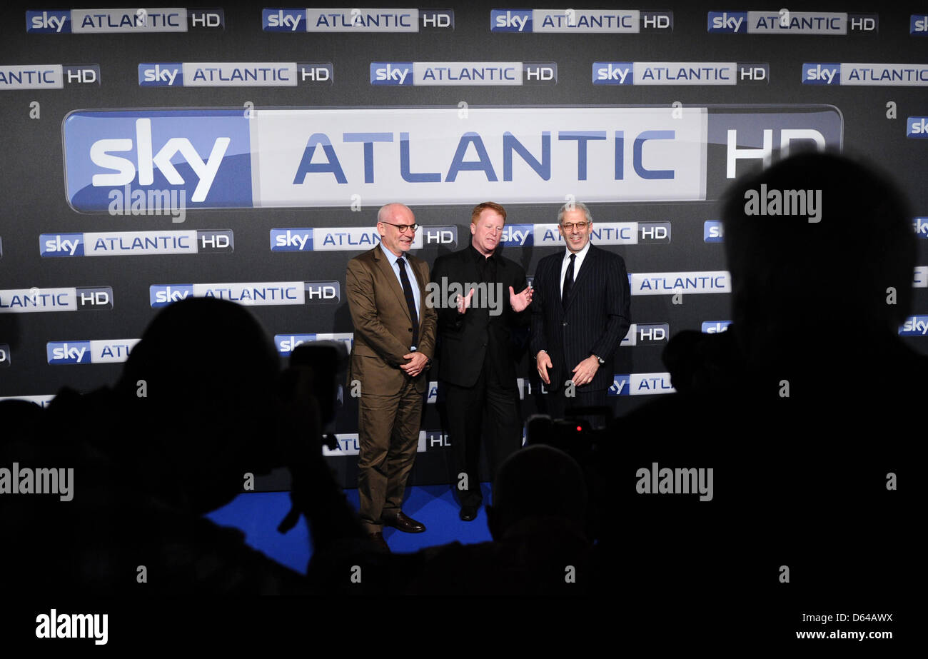 Gary Davey, head of program at Sky Germany, Brian Sullivan, head of Sky ...