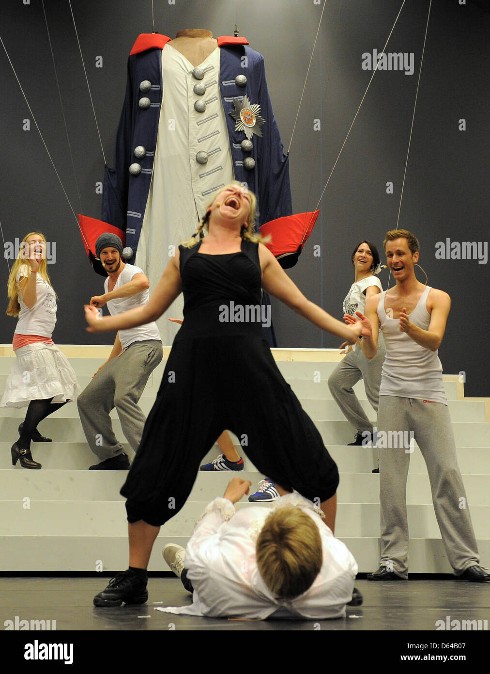Performers rehearse for the musical 'Frederick - Myth and Tragedy' at ...