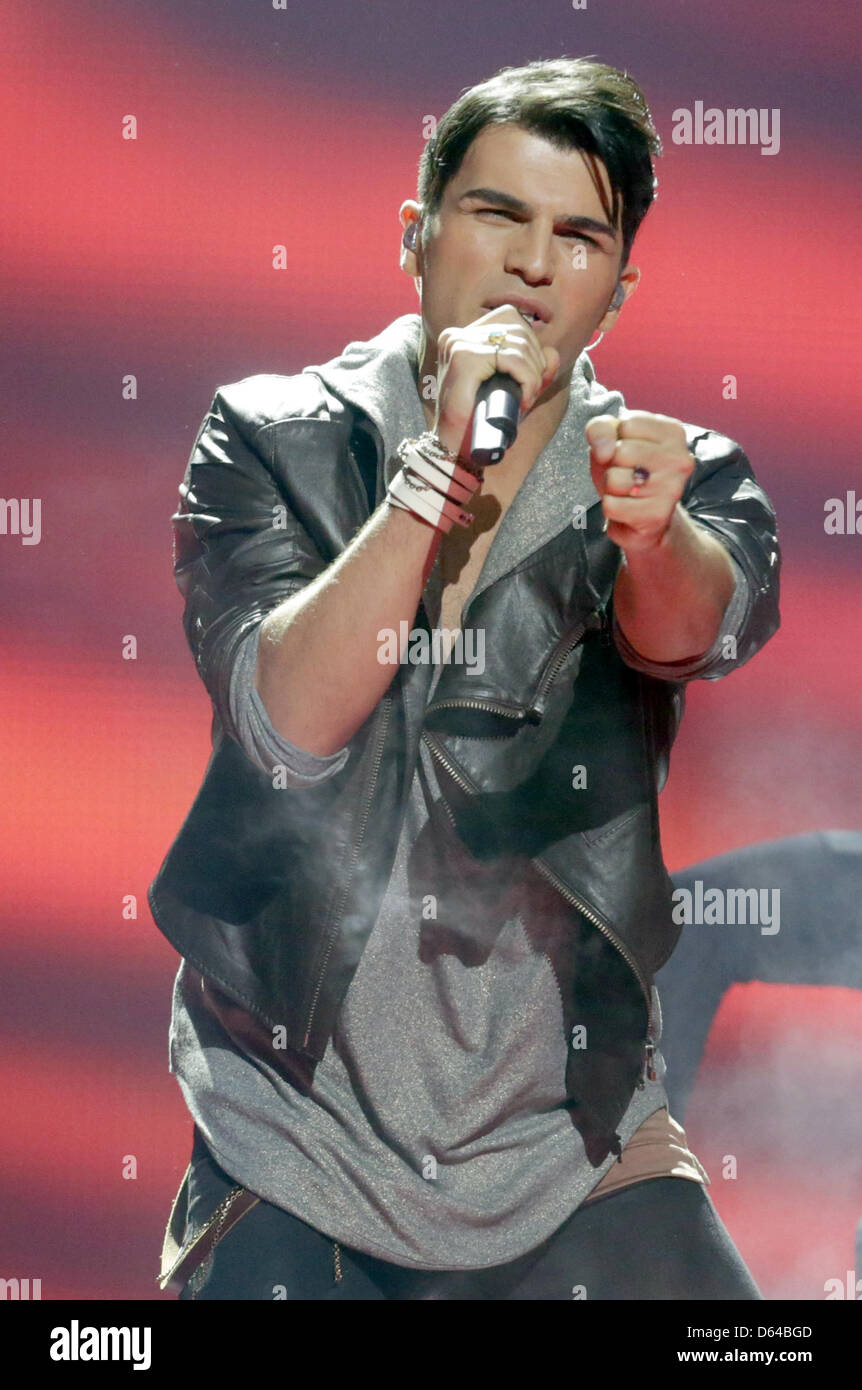 Tooji representing Norway performs during the 2nd semi-final of the ...