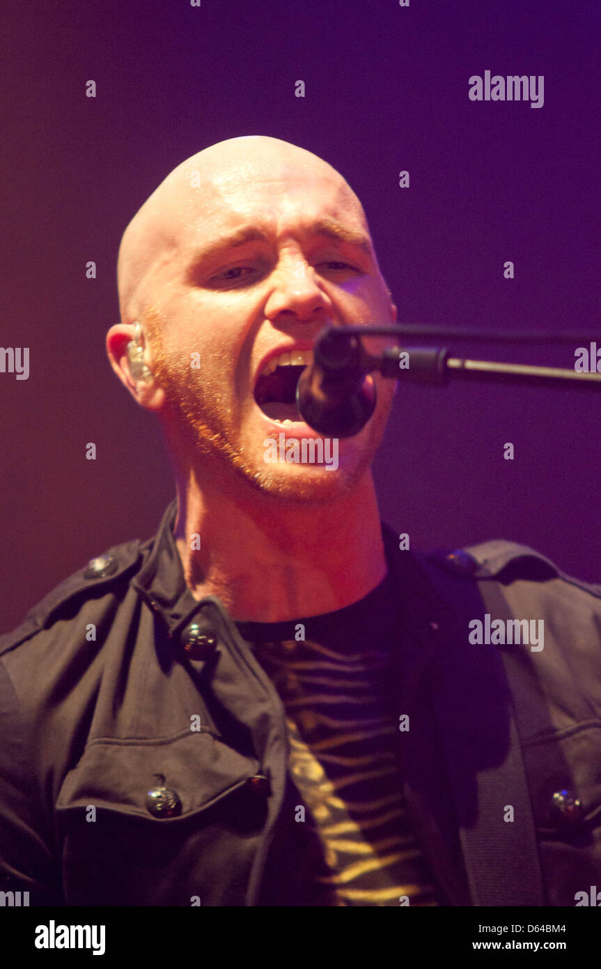 Mark Sheehan band The Script in concert at the Capital FM Arena tingham ...