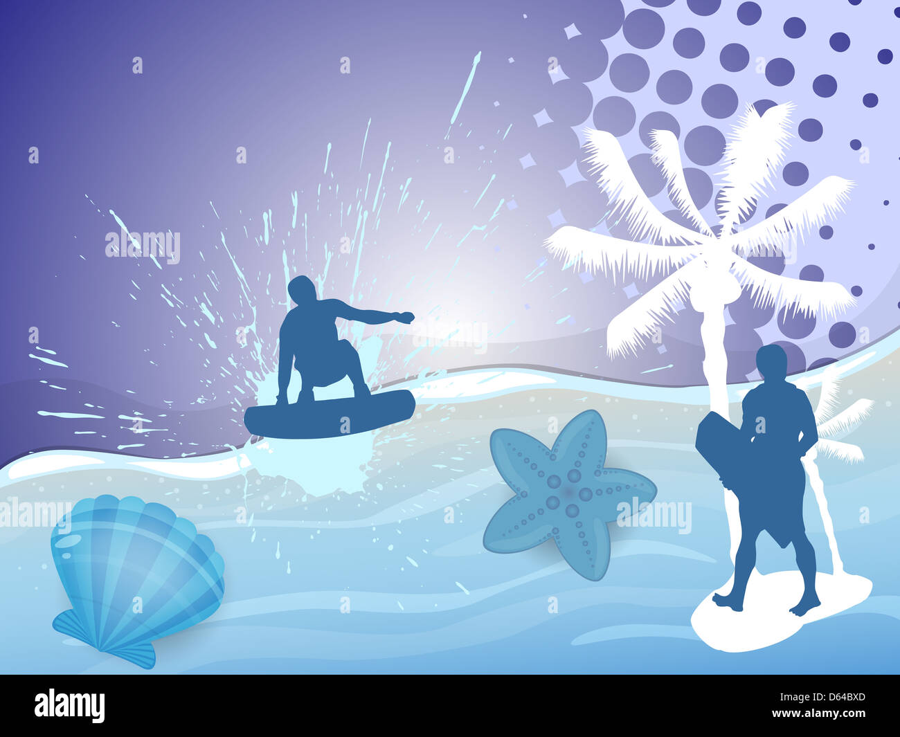 Summertime - surfing Stock Photo - Alamy