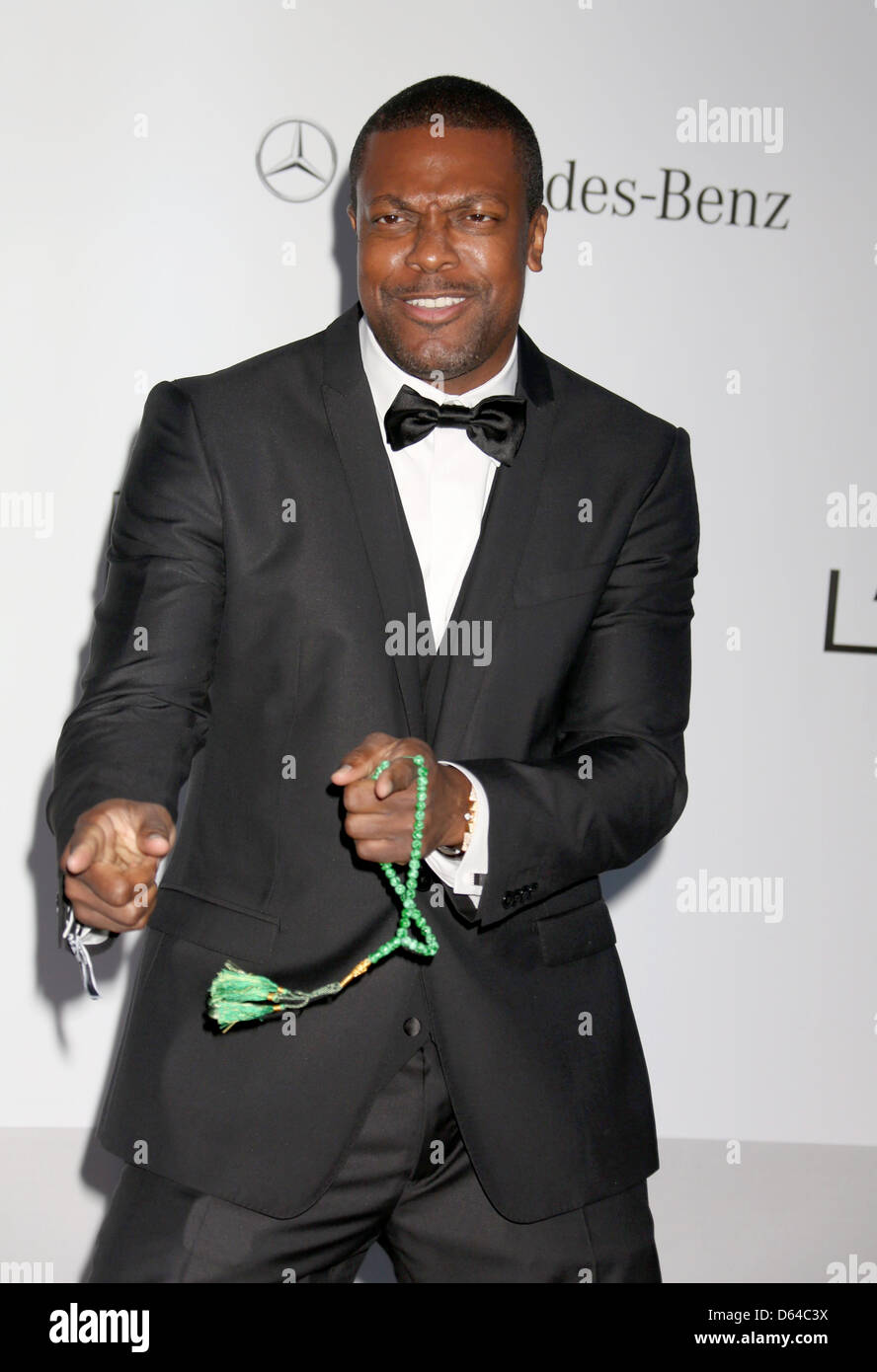 Actor Chris Tucker arrives at amfAR's Cinema Against Aids Gala during ...
