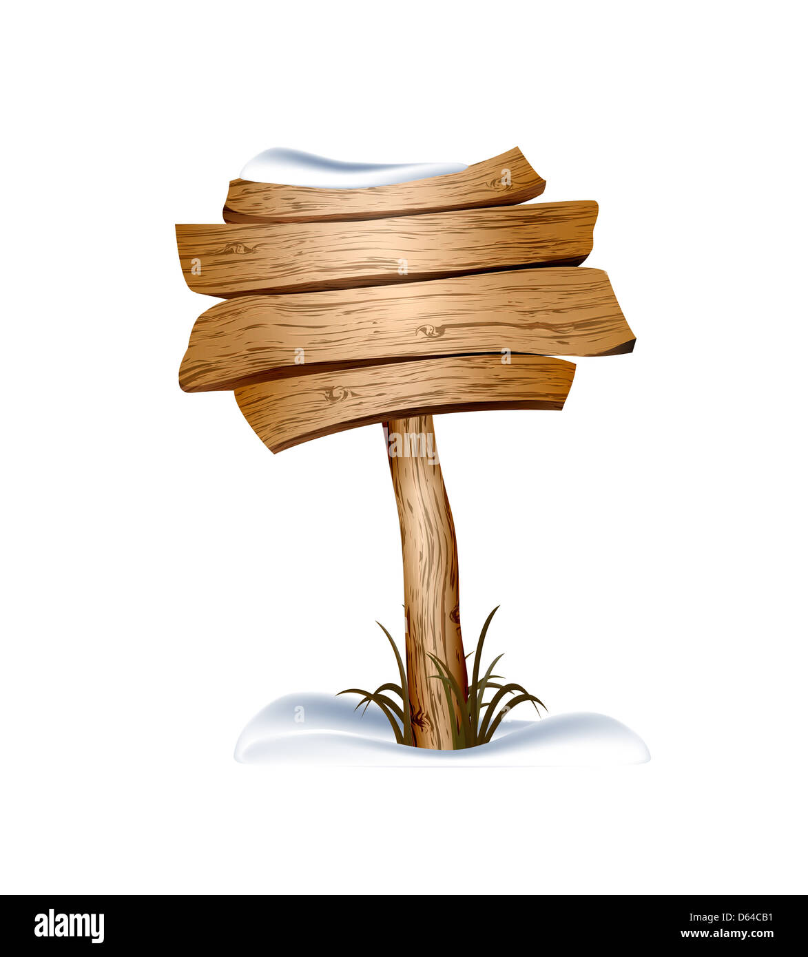 Sign post pointing way Cut Out Stock Images & Pictures - Alamy