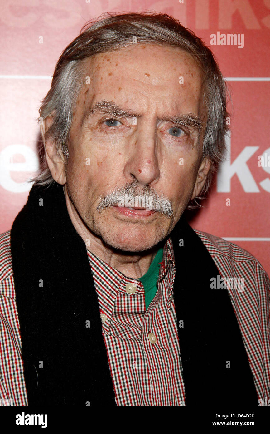 Edward Albee 'New York Times Talks' photocall held at the Times Centre ...