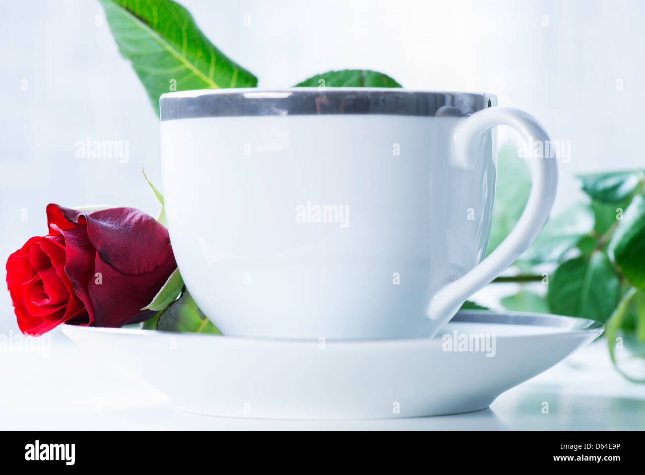 Coffee rose valentine hi-res stock photography and images - Alamy