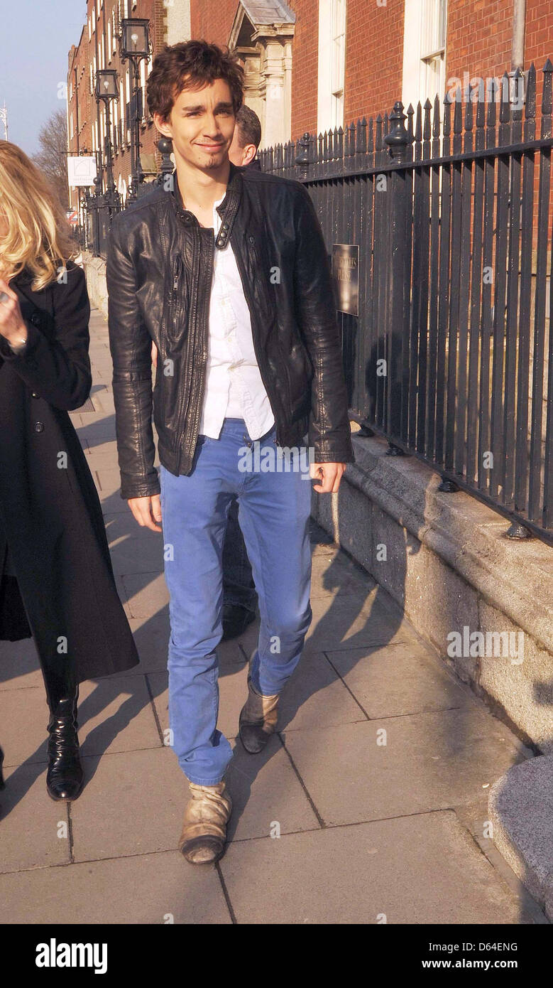 Robert Sheehan The stars of the film 'Killing Bono' greet fans as they ...