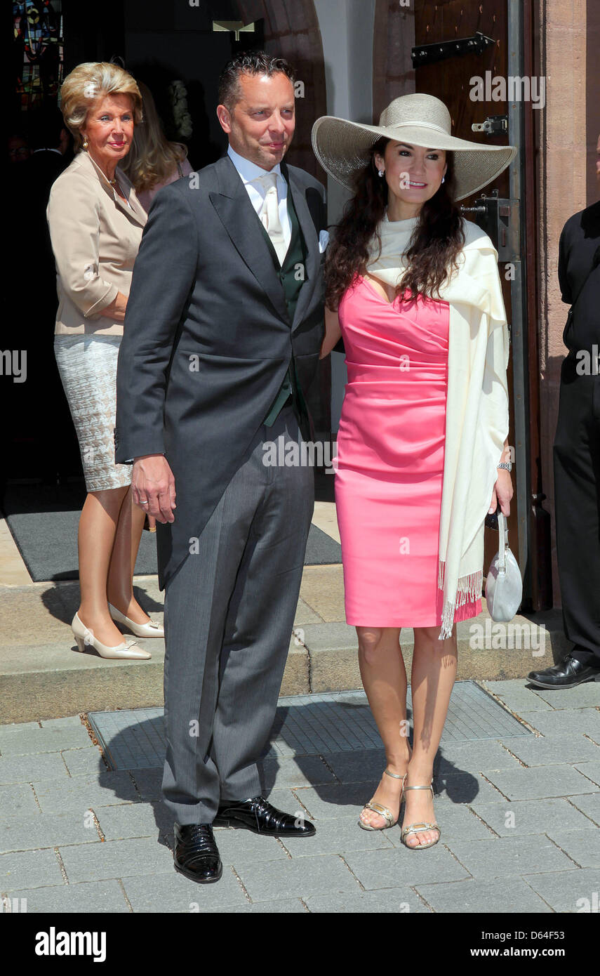 Count Patrick von Faber-Castell and his wife, actress Mariella Countess ...