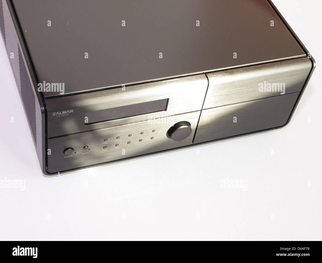 A Zalman HD503 home theatre PC case designed for sleek, compact ...