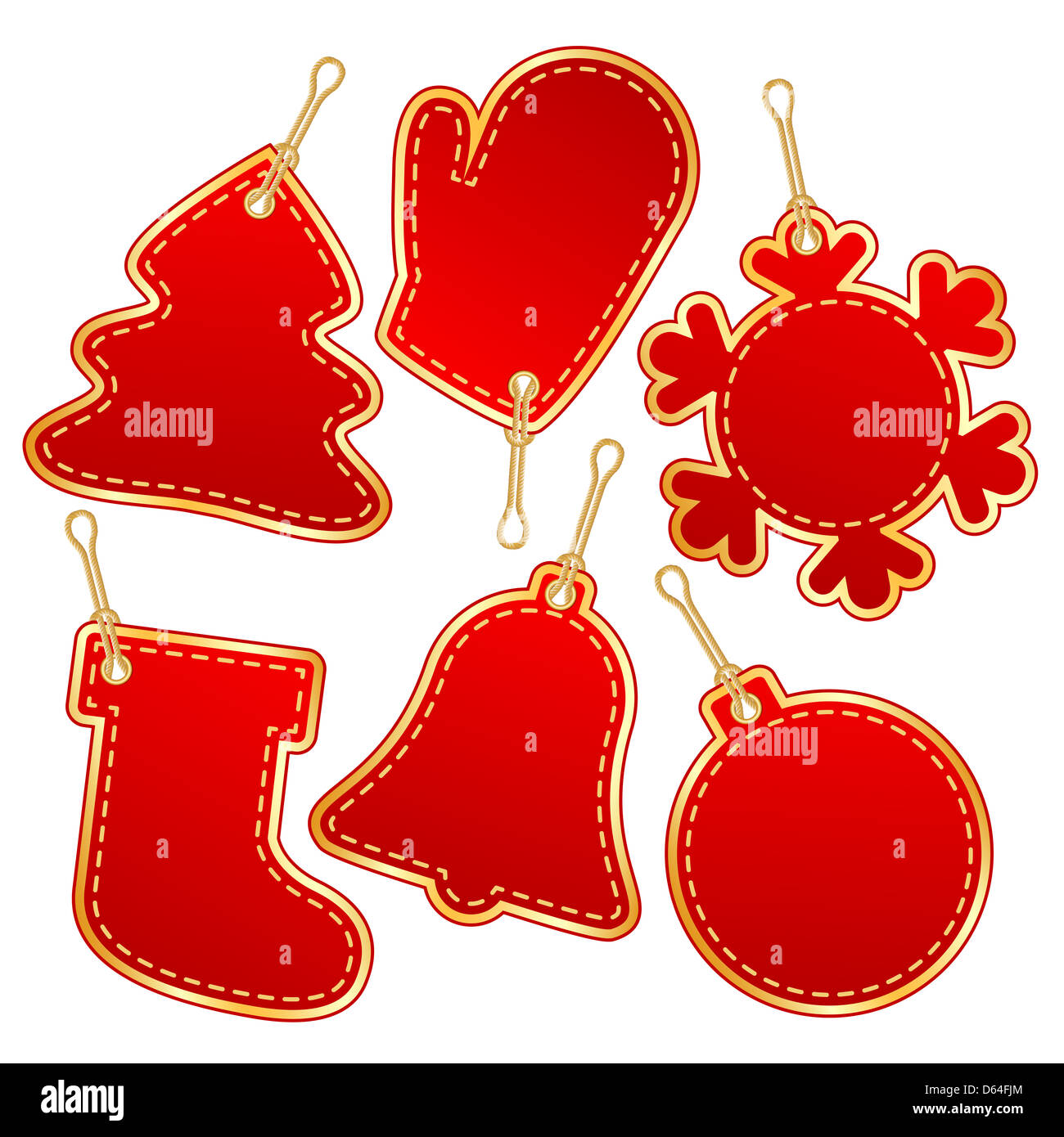 Christmas design elements Cut Out Stock Images & Pictures - Alamy