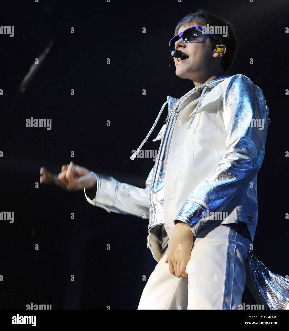 Justin Bieber performs live at O2 Arena as part of his 'My World Tour ...