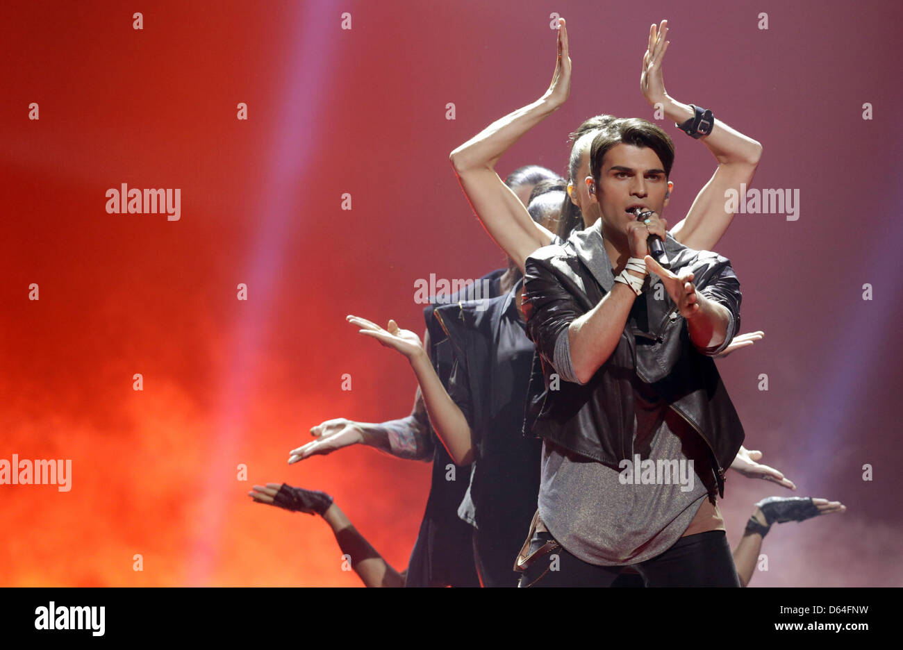 Tooji representing Norway perform during the Grand Final of the ...