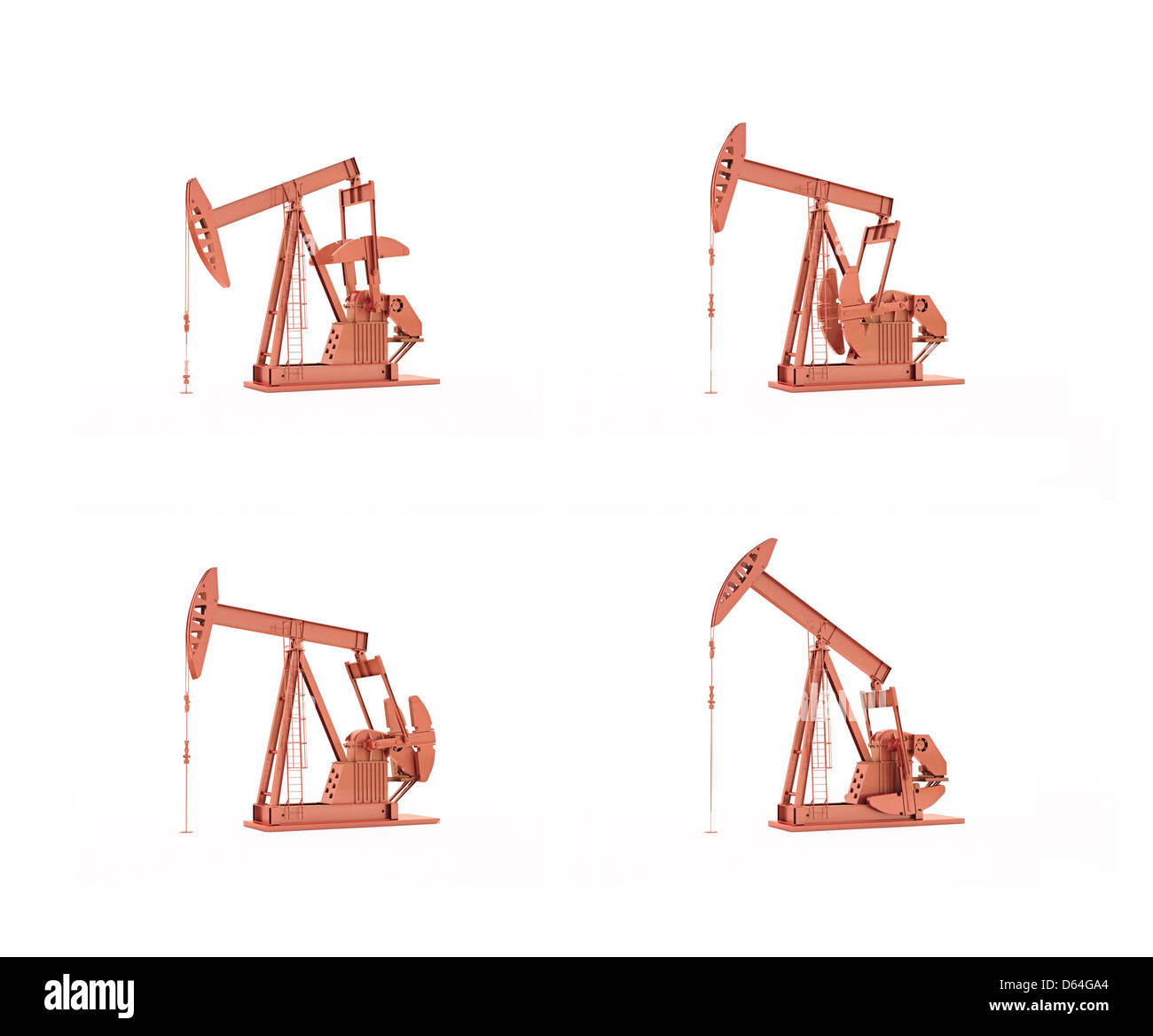 Petroleum pumps Cut Out Stock Images & Pictures - Alamy