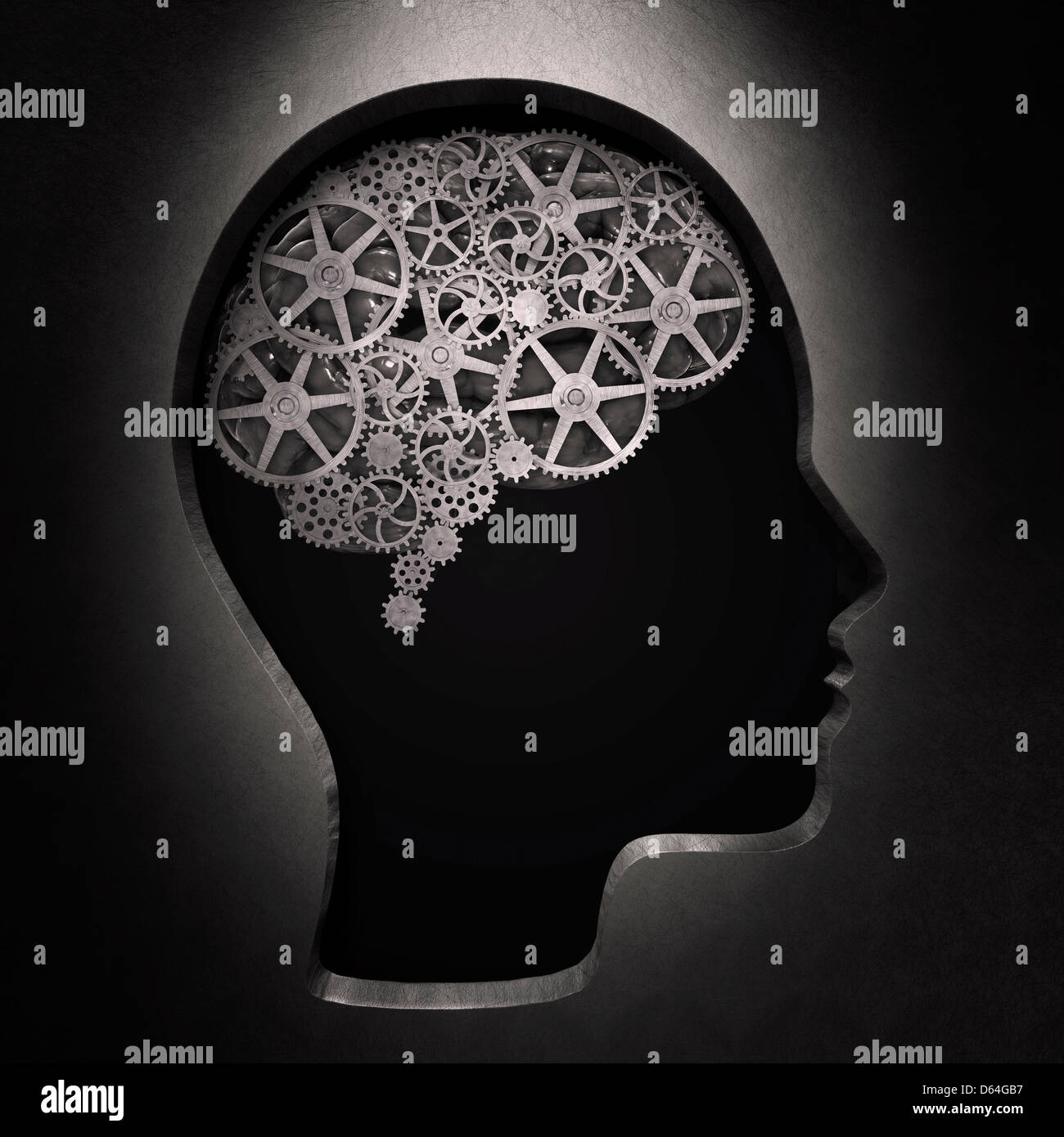 Thought processes, conceptual artwork Stock Photo - Alamy
