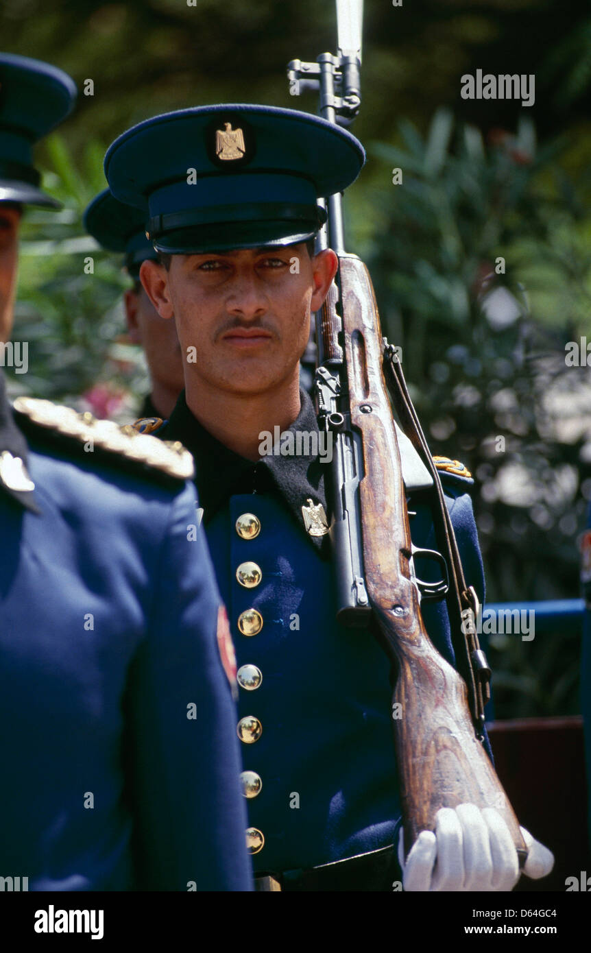 The Presidential Honor Guard during ceremonies at the Presidential ...