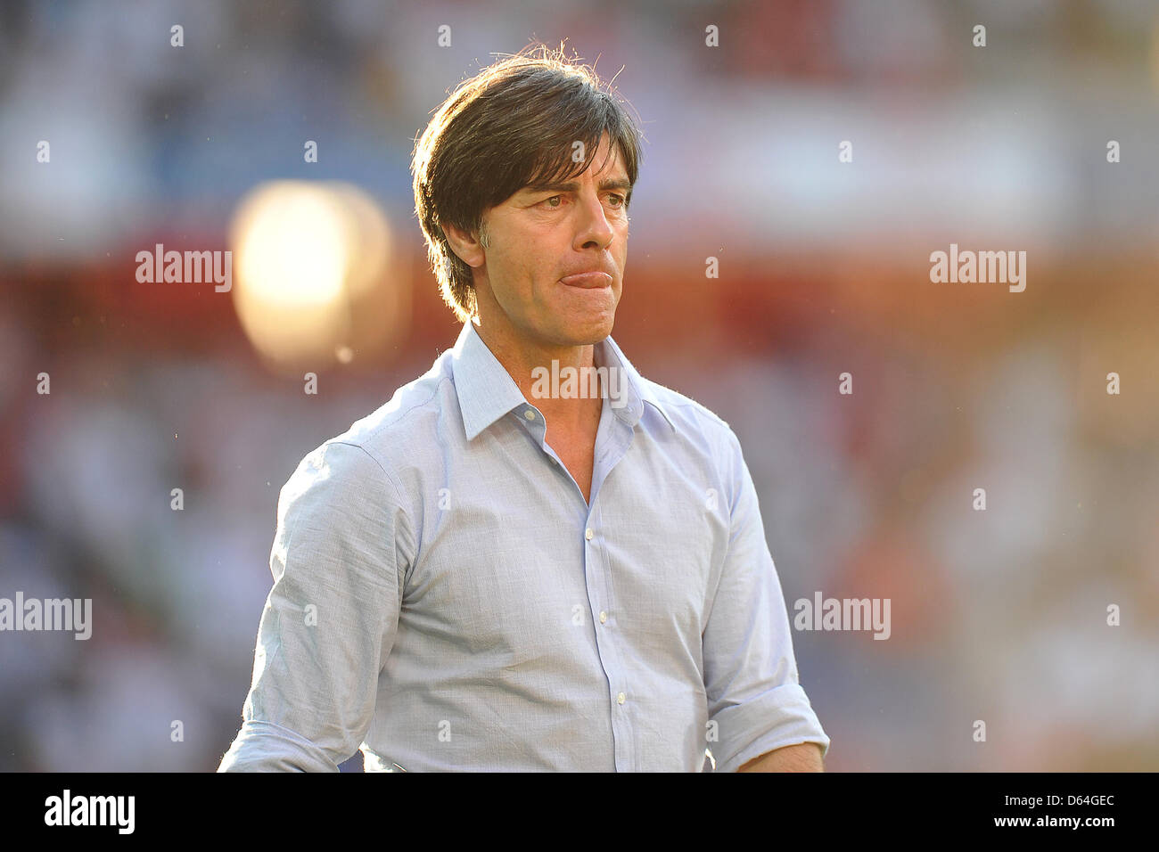 The coach of the German national soccer team, Joachim Loew, is pictured ...