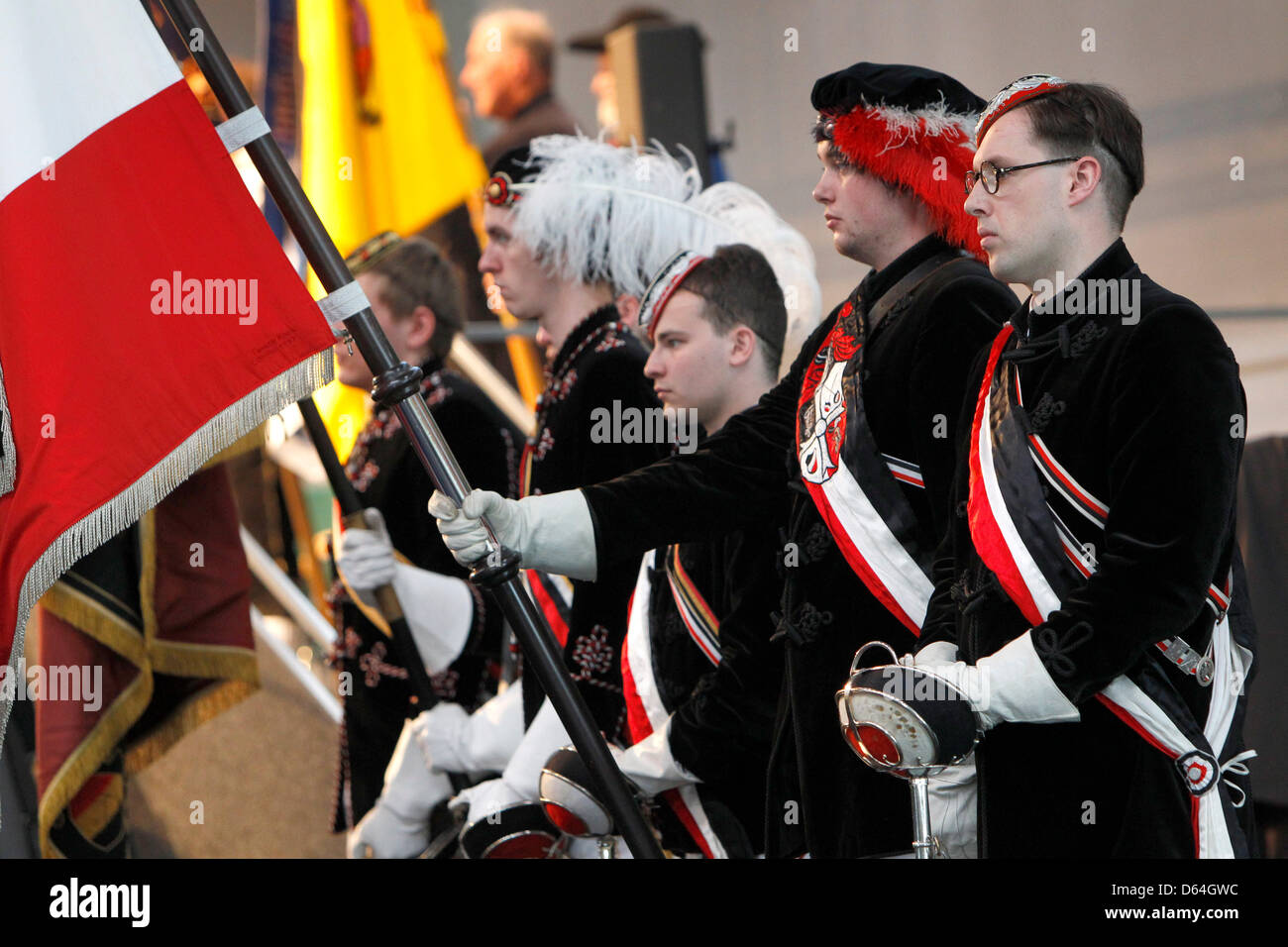 Visitors in traditional Sudeten apparel are pictured at the 63rd Day of ...
