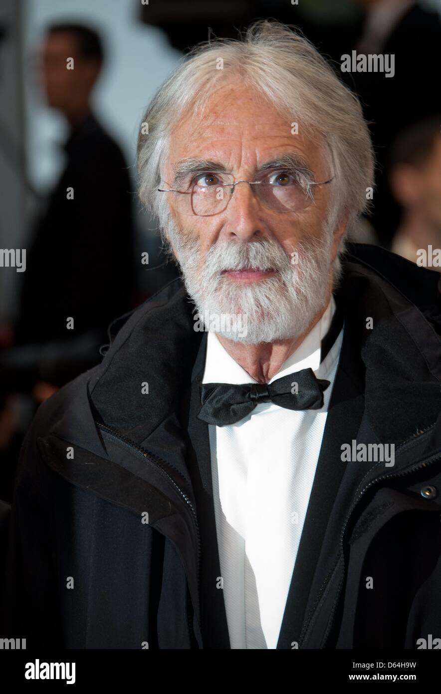 Austrian director Michael Haneke arrives at the premiere of "Therese ...