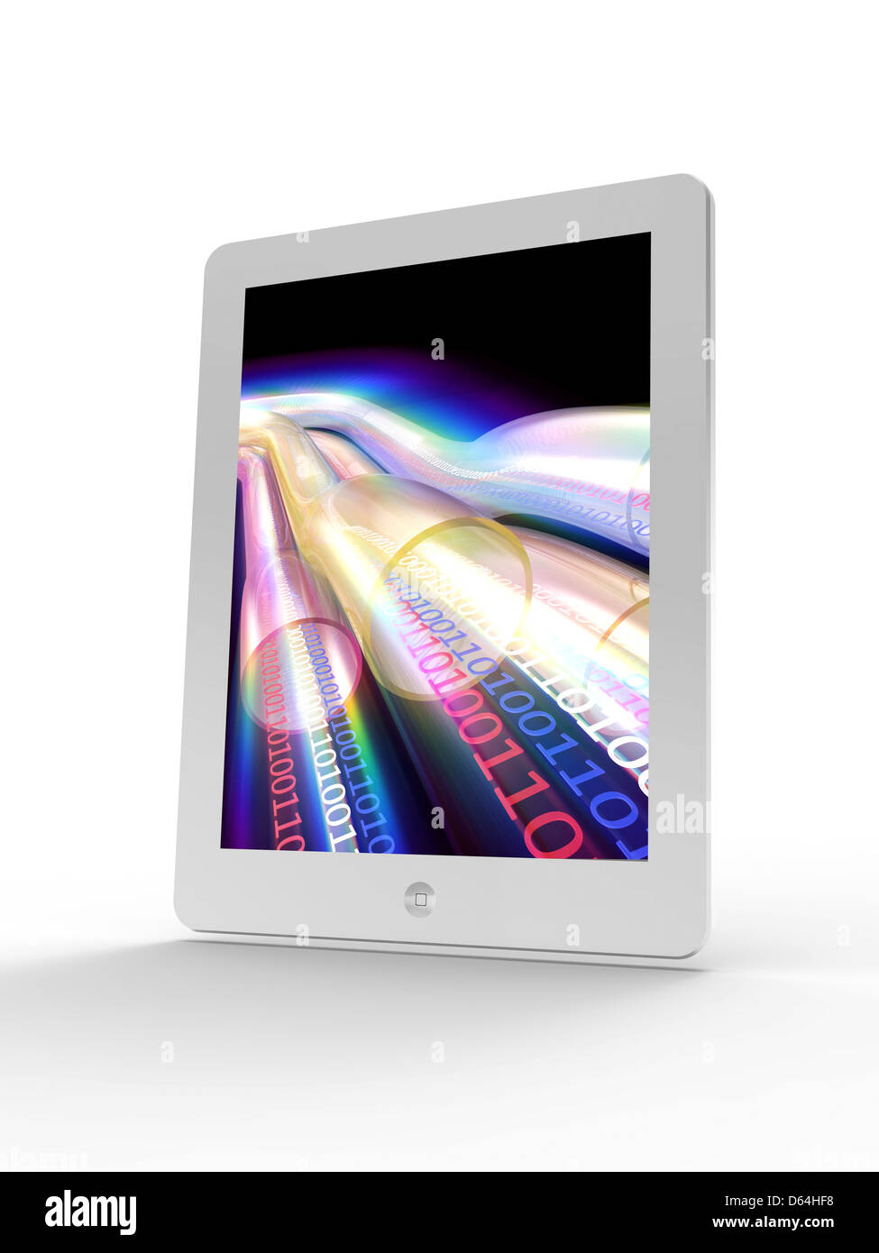 Tablet computer, information highway Stock Photo - Alamy