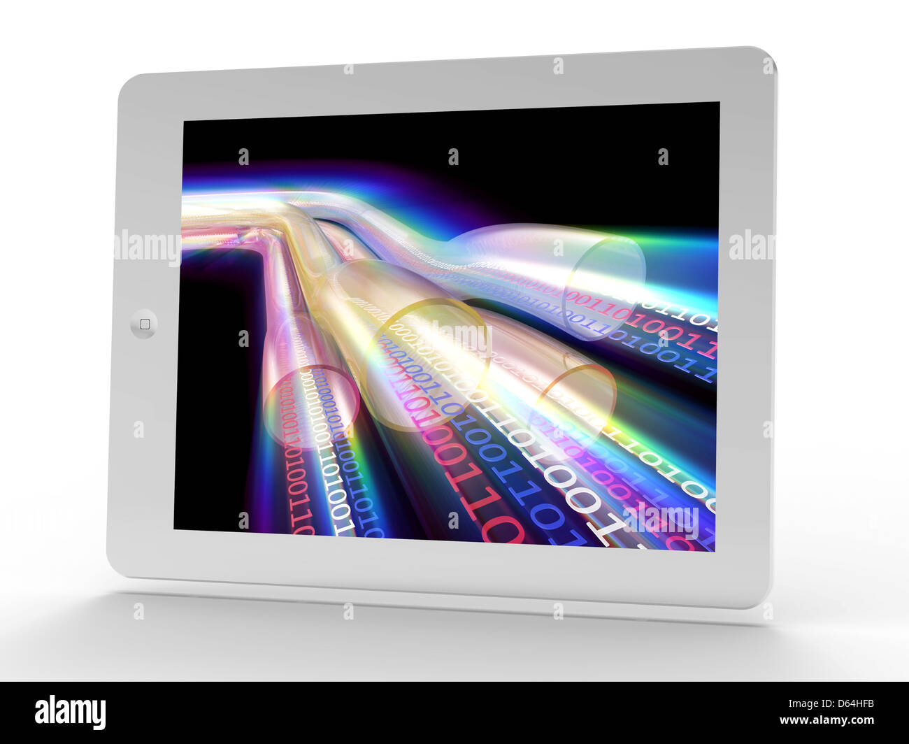 Tablet computer, information highway Stock Photo - Alamy