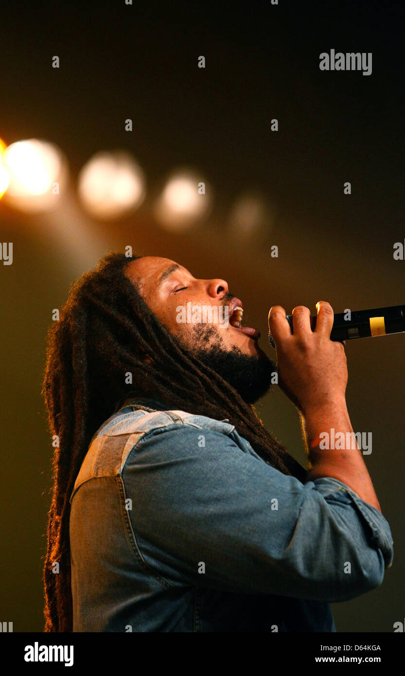 Jamaican musician Stephen Marley performs at the Africa Festival in ...