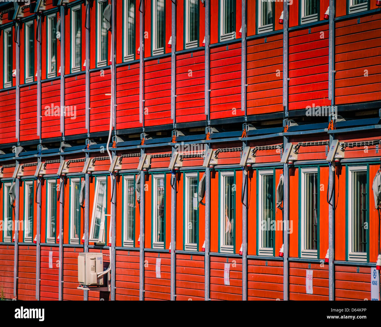 Temporary Housing Containers High Resolution Stock Photography and Images - Alamy