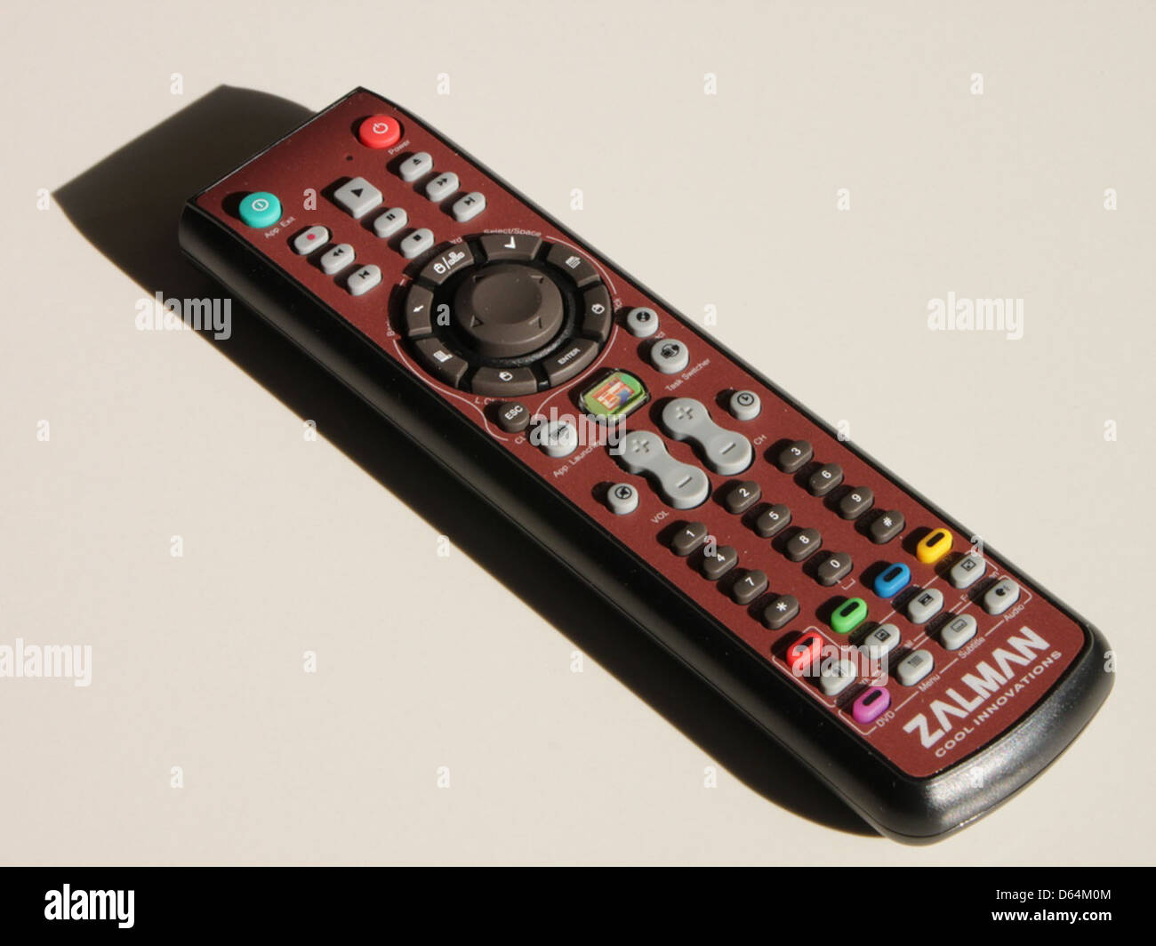 The image displays the Zalman HD503 iMON pad remote control, part of a ...