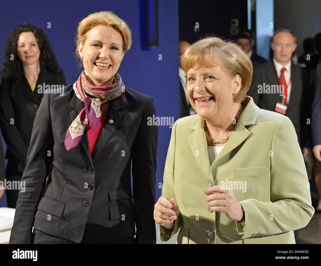 German Chancellor Angela Merkel Right High Resolution Stock Photography ...