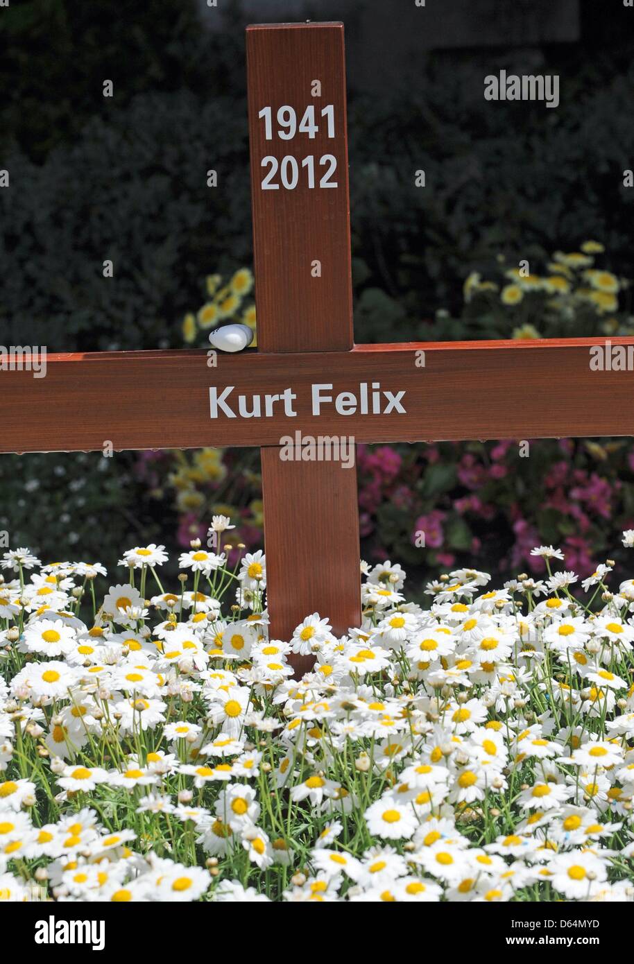 The tomb of late German television presenter Kurt Felix is located on ...
